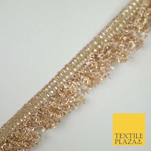 Fuzzy Matt Light Matt Gold Trim Ribbon Border Lace Ethnic 1.5cm Wide X ...