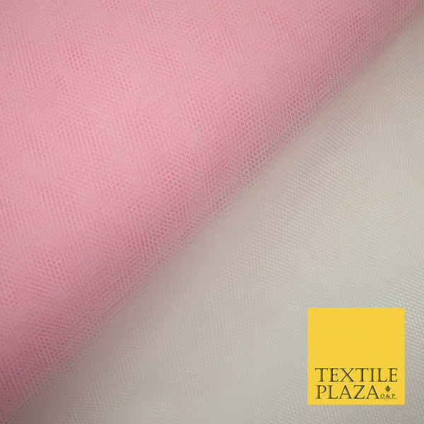 PALE PINK Premium Quality Tutu Bridal Dress Stiff Net Fabric Tulle Mat ...